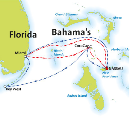 Cruise Bahama's - Cruise Bahama's (5 dagen) - NBBS Reizen