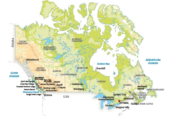 Bouwsteen Canada - Bear Watching at Knight Inlet Lodge - NBBS Reizen