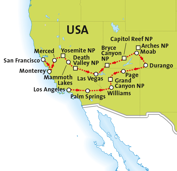 Autorondreis USA West - Western Experiences - NBBS Reizen